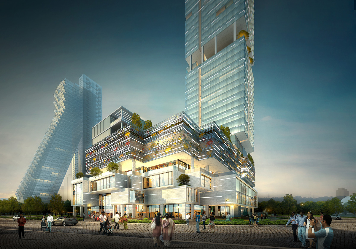 Skyscraper Rendering Architecture