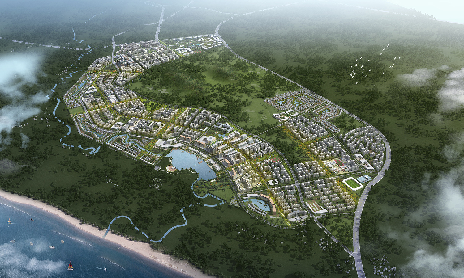 3D Masterplan Renderings | 3D Architectural Rendering Singapore